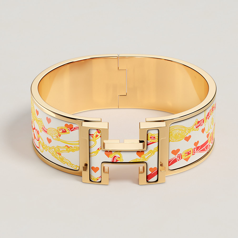 Brazalete Clic Clac H Brides de Gala Love | Hermès España